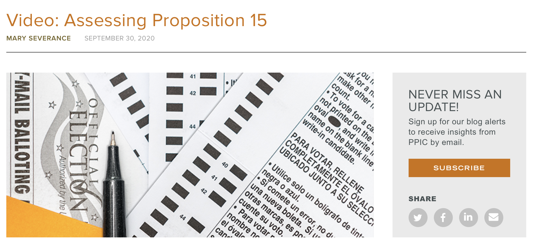 Watch CRA President Take on CTA in Prop 15 assessment - California ...